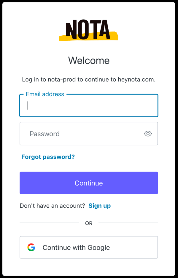 Logging Into Your Account
